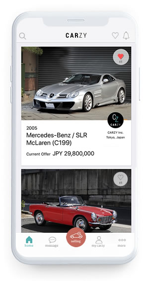 Buy/sell classic sports cars - CARZY